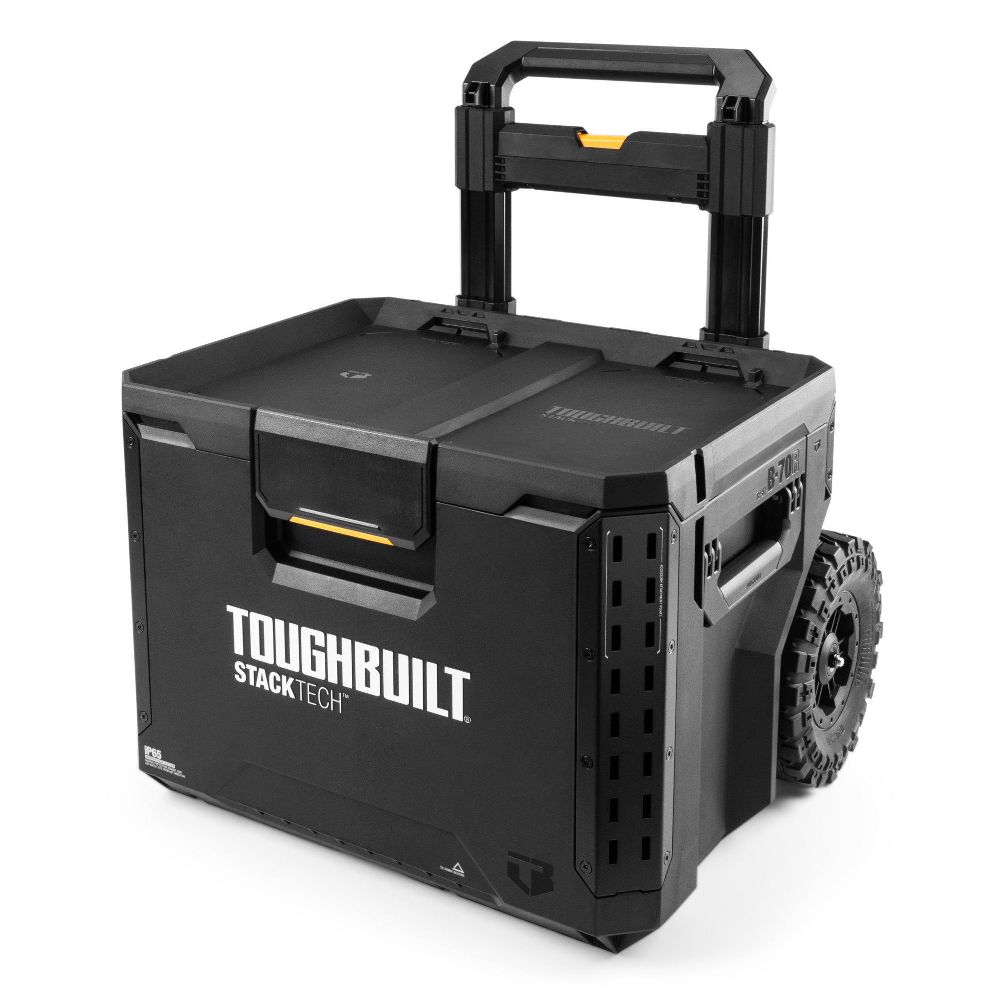ToughBuilt Portable 2-in-1 Rolling Tool Box, Wheels & Stackable Design ...