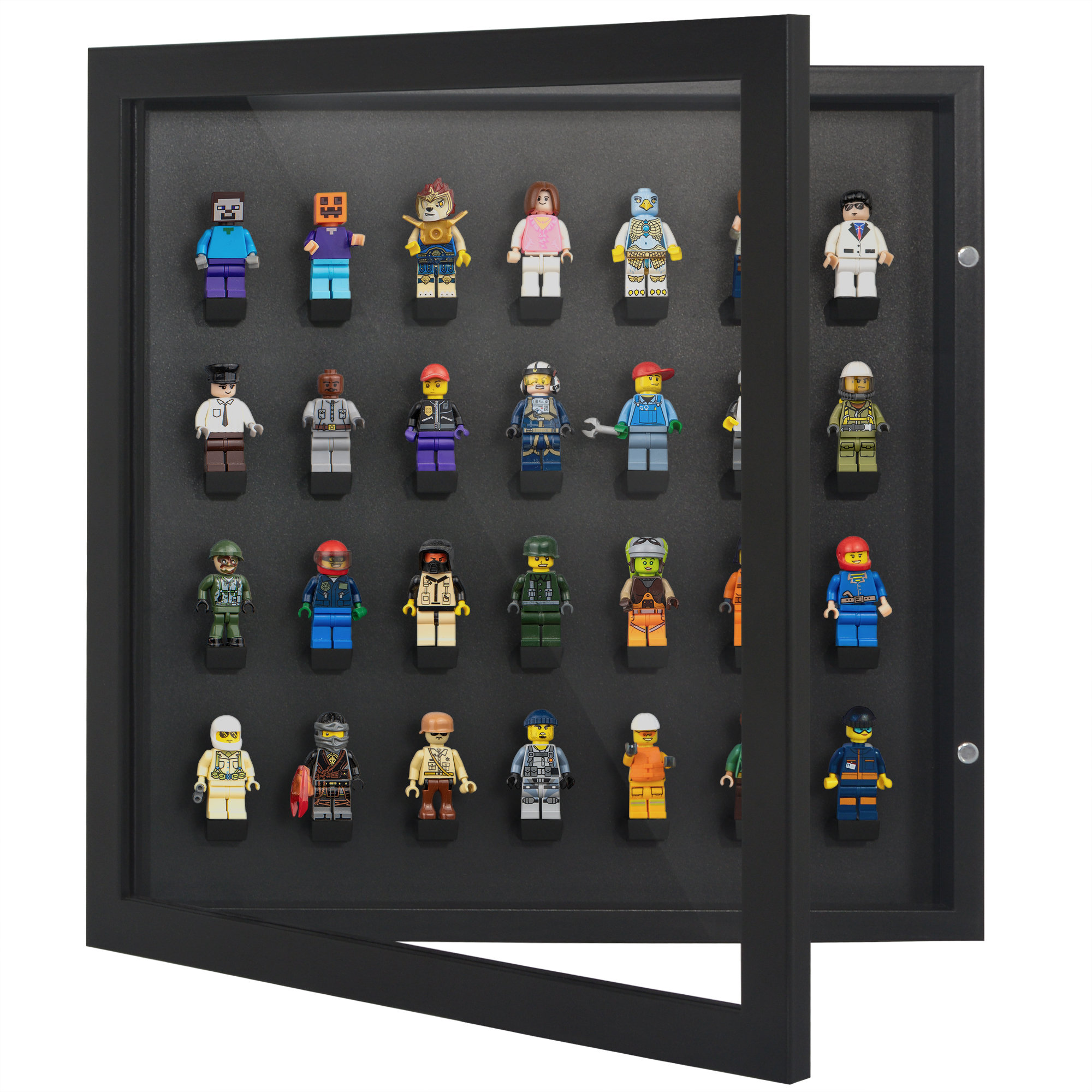 Americanflat Picture Frame 14x14 Minifigure Display Case with Polished ...