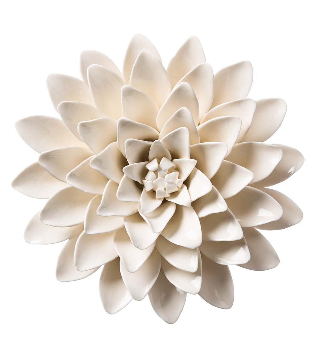 Dakota Fields Ceramic Flowers Wall Décor | Wayfair