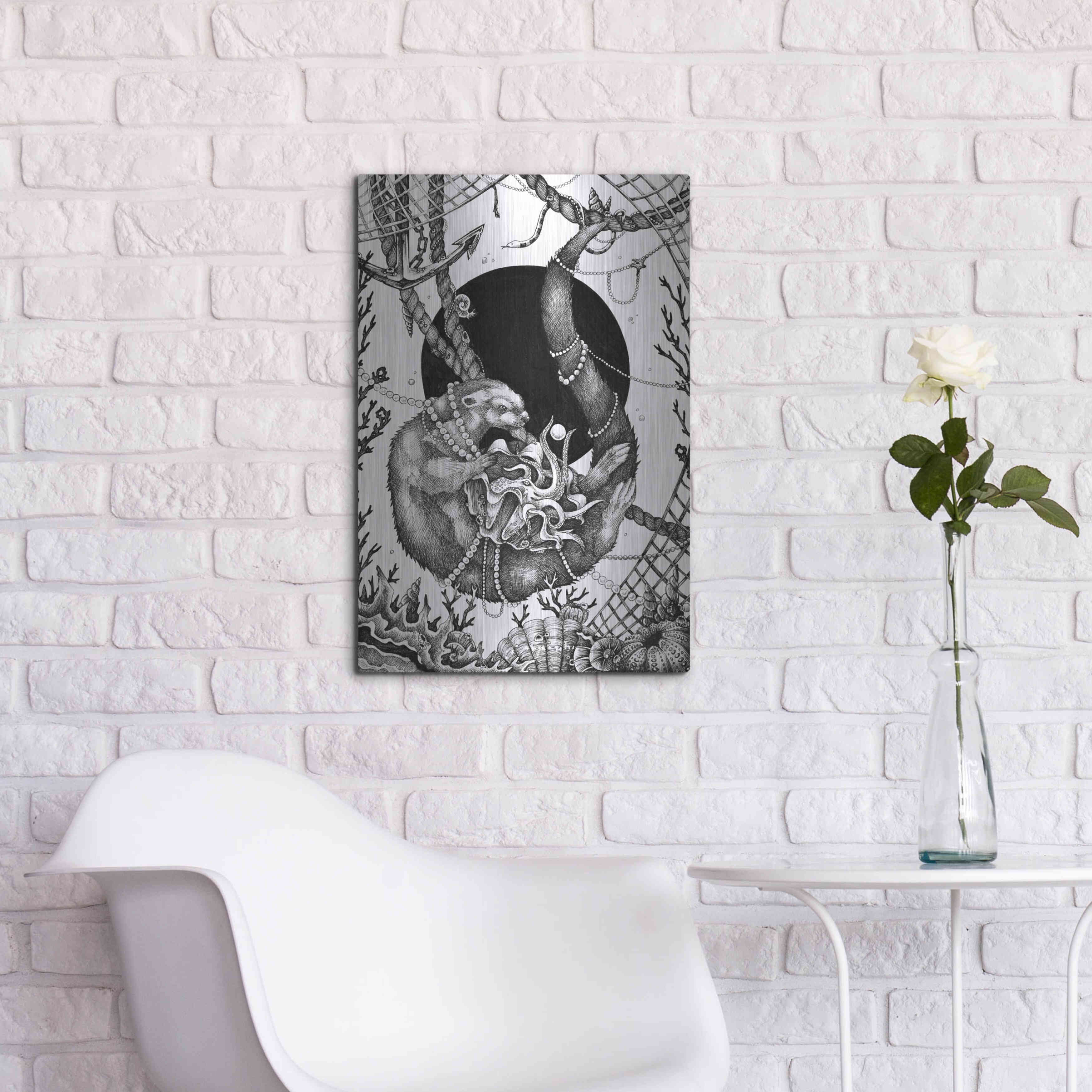 Luxe Metal Art 'Otter' By Avery Multer, Metal Wall " Otter " by Avery ...