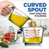 NutriChef 3 -Piece Glass Measuring Cup Set & Reviews | Wayfair