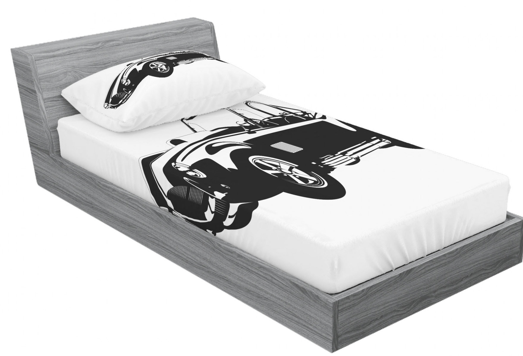 Ambesonne Cars Sheet Set | Wayfair