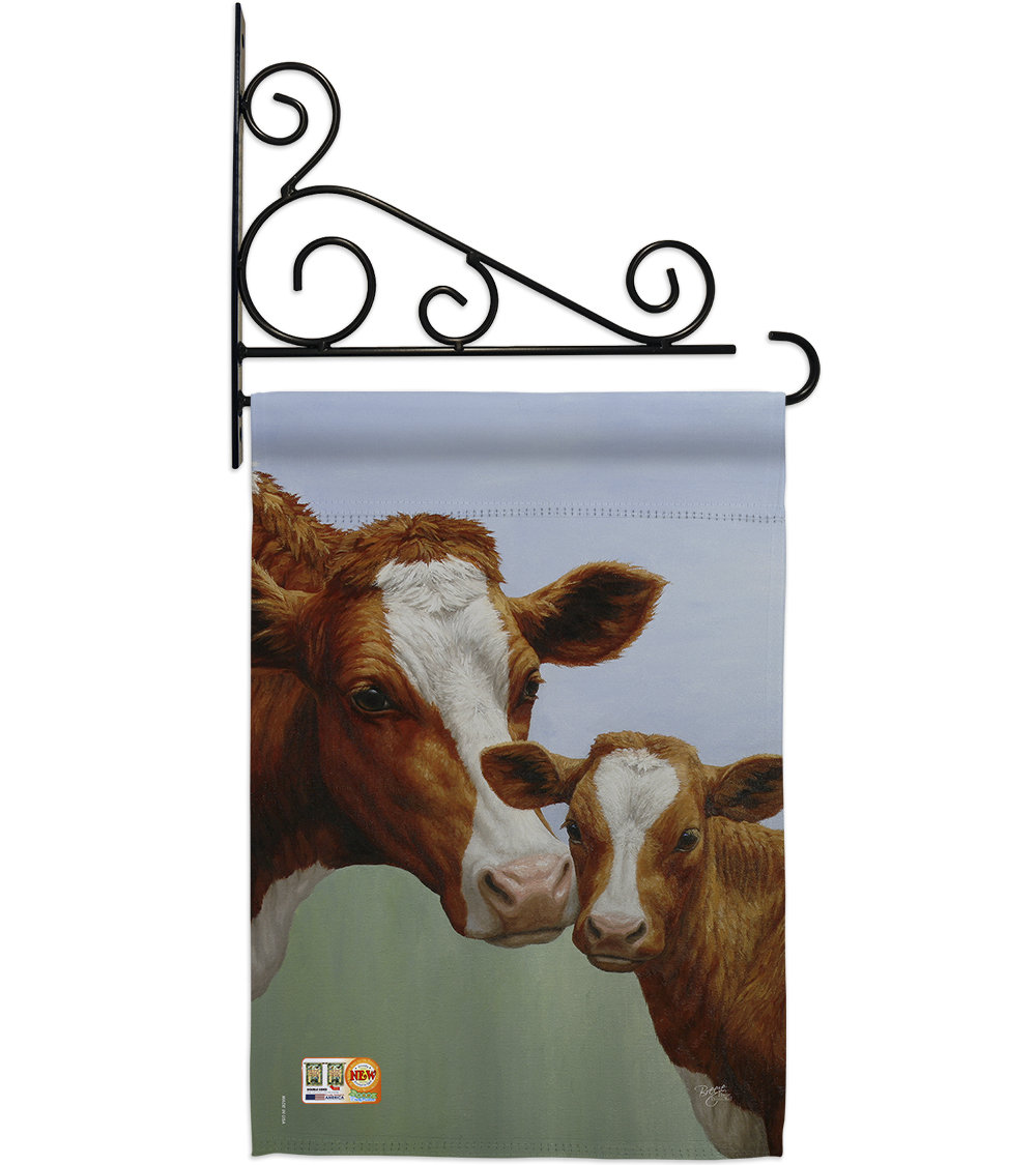 Breeze Decor Cow And Calf - Impressions Decorative Metal Fansy Wall ...