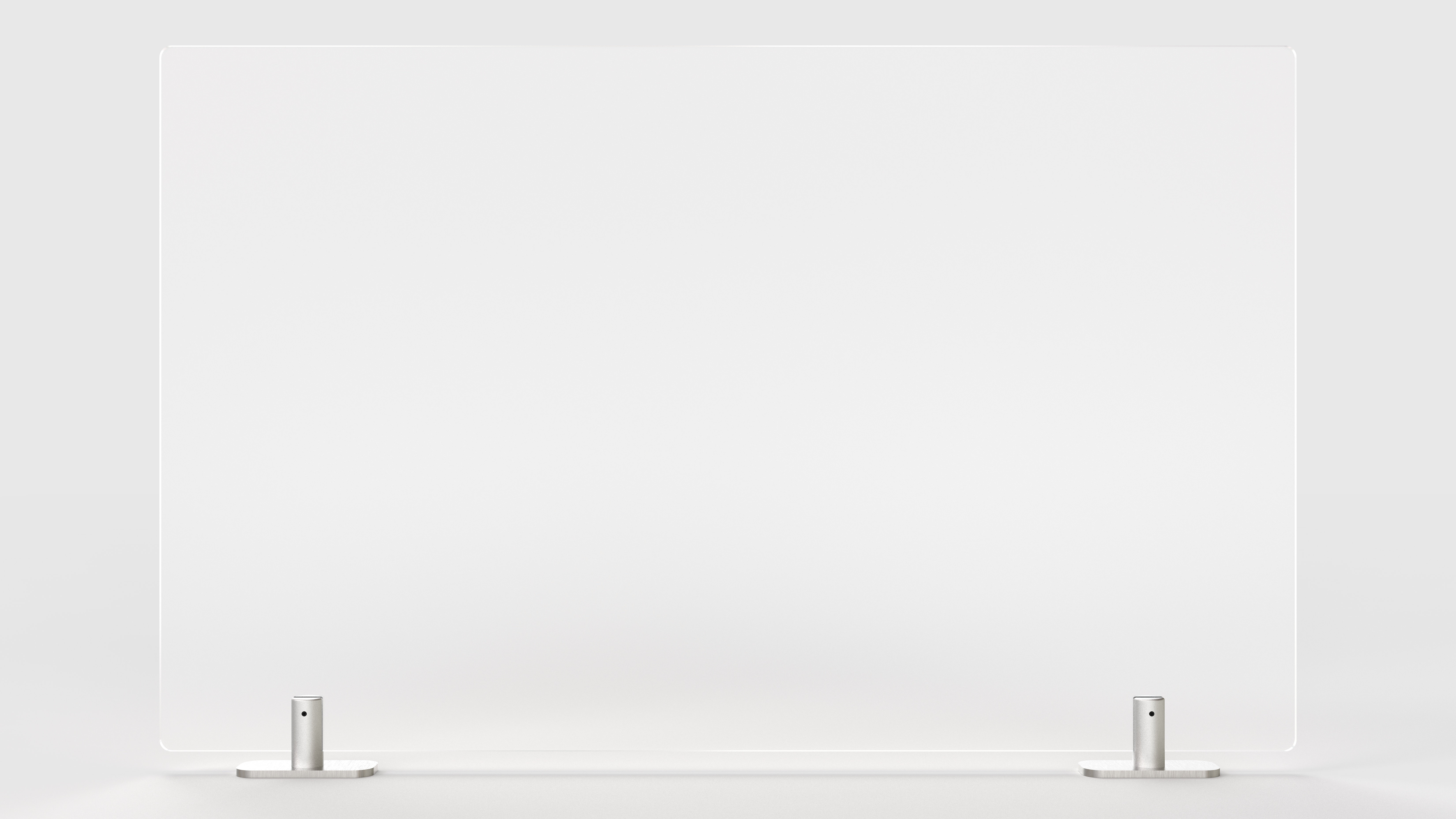 Ghent Partition Extender Frosted Thermoplastic 1 Panel Desk Privacy ...