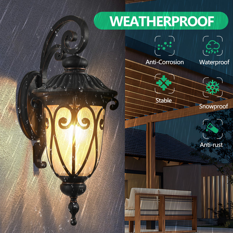 Astoria Grand Outdoor Weatherproof Wall Light | Wayfair
