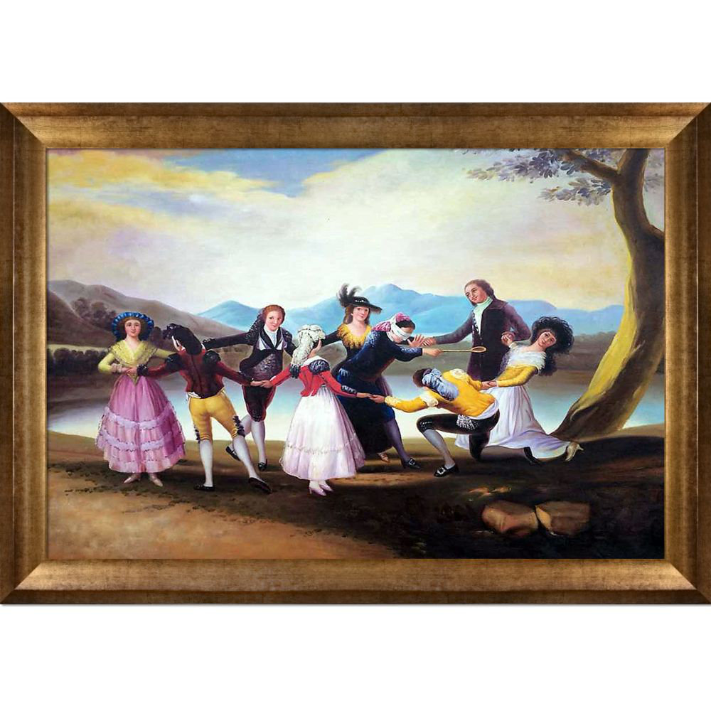Vault W Artwork Blind Man's Bluff by Francisco Goya - Picture Frame ...
