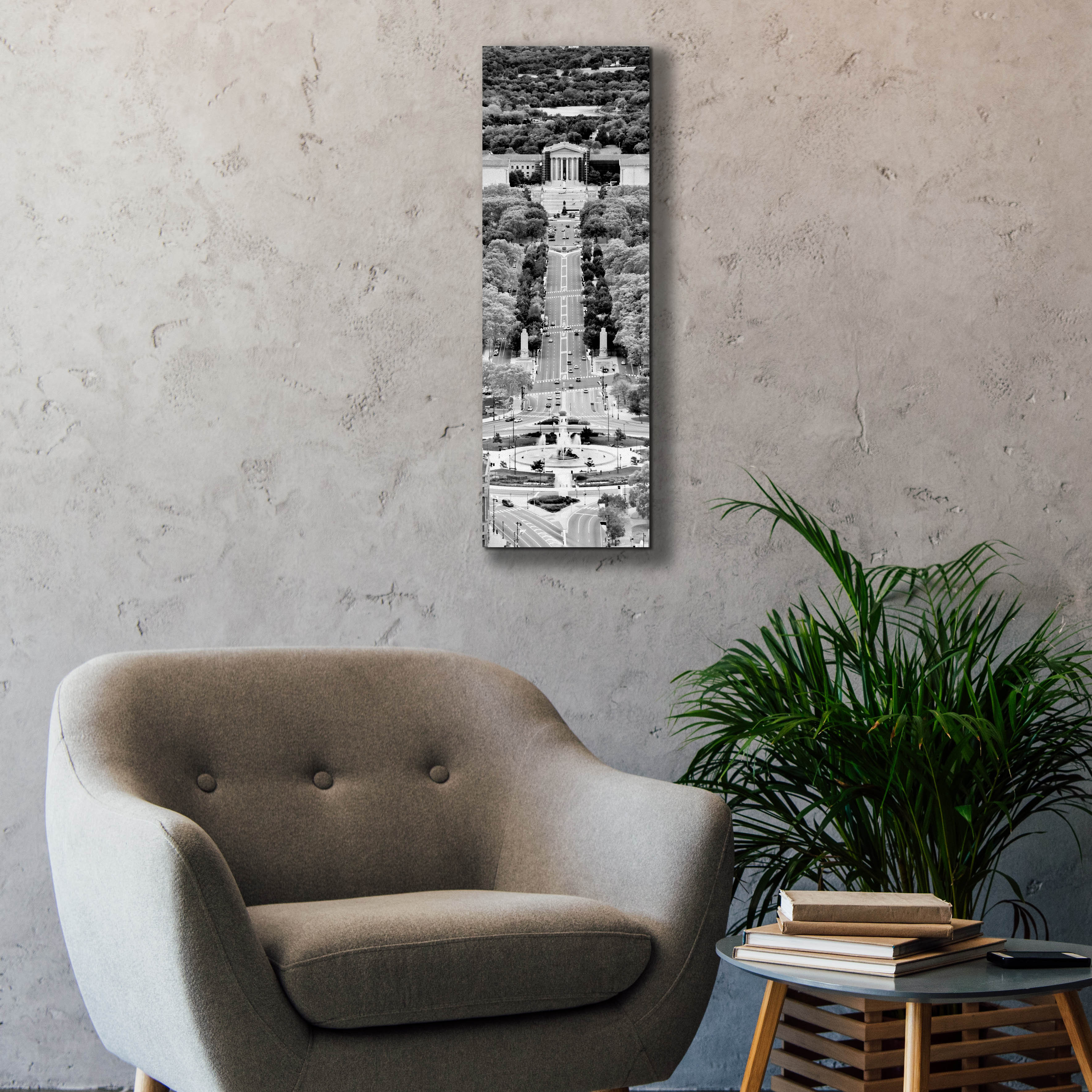 Latitude Run® 'Aerial Art Museum B&w' by Erin Clark Canvas Wall Art ...