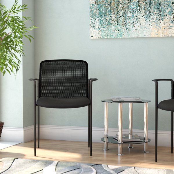 Upper Square™ Corrado Stackable Reception Chair with Metal Frame ...
