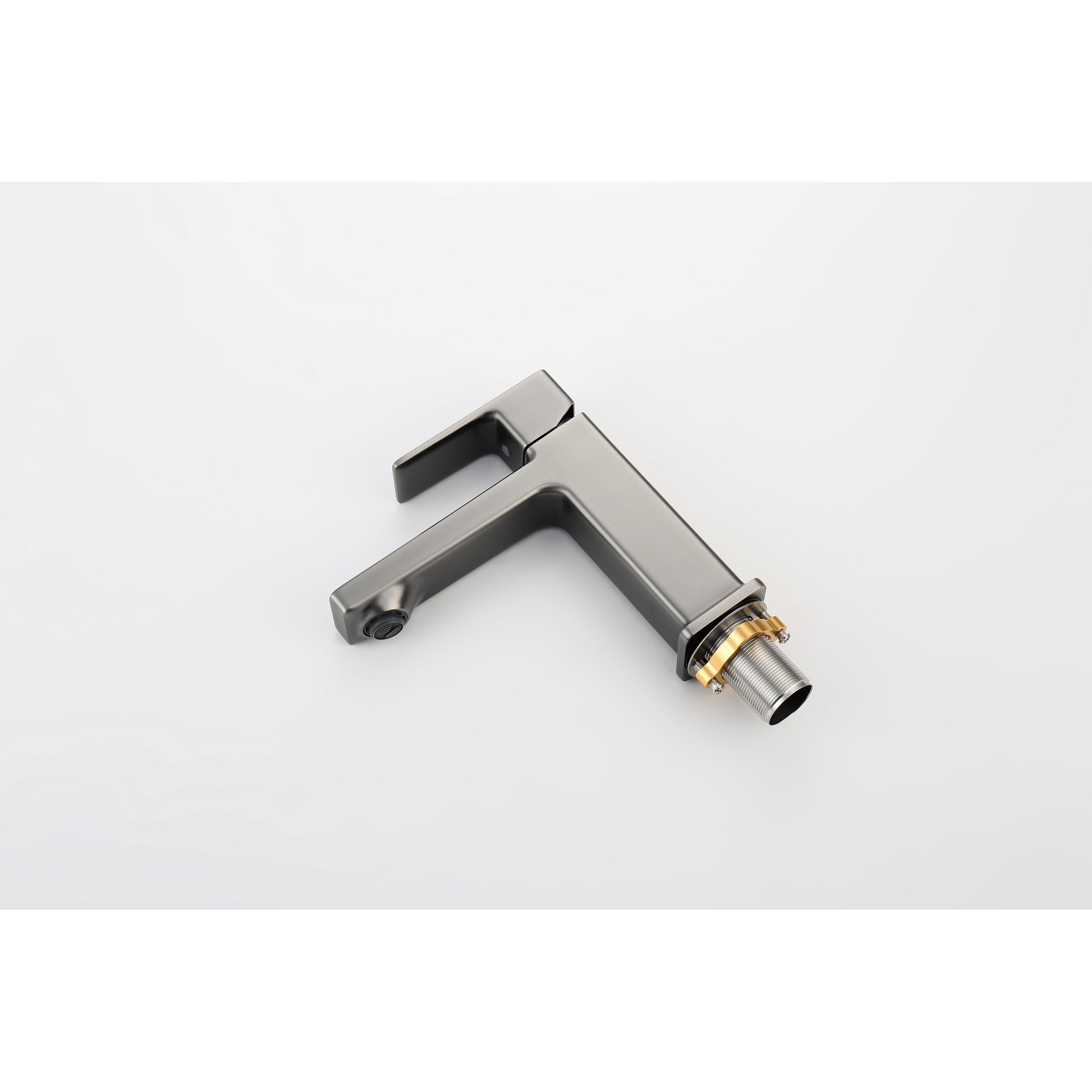 ArtisanArcade Grey Bathroom Sink Tap, 1.5/Gpm Rate, Zinc Build, Deck ...