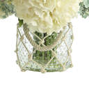 Creative Displays, Inc. Mixed Arranged in Glass Vase with Rope Accent ...