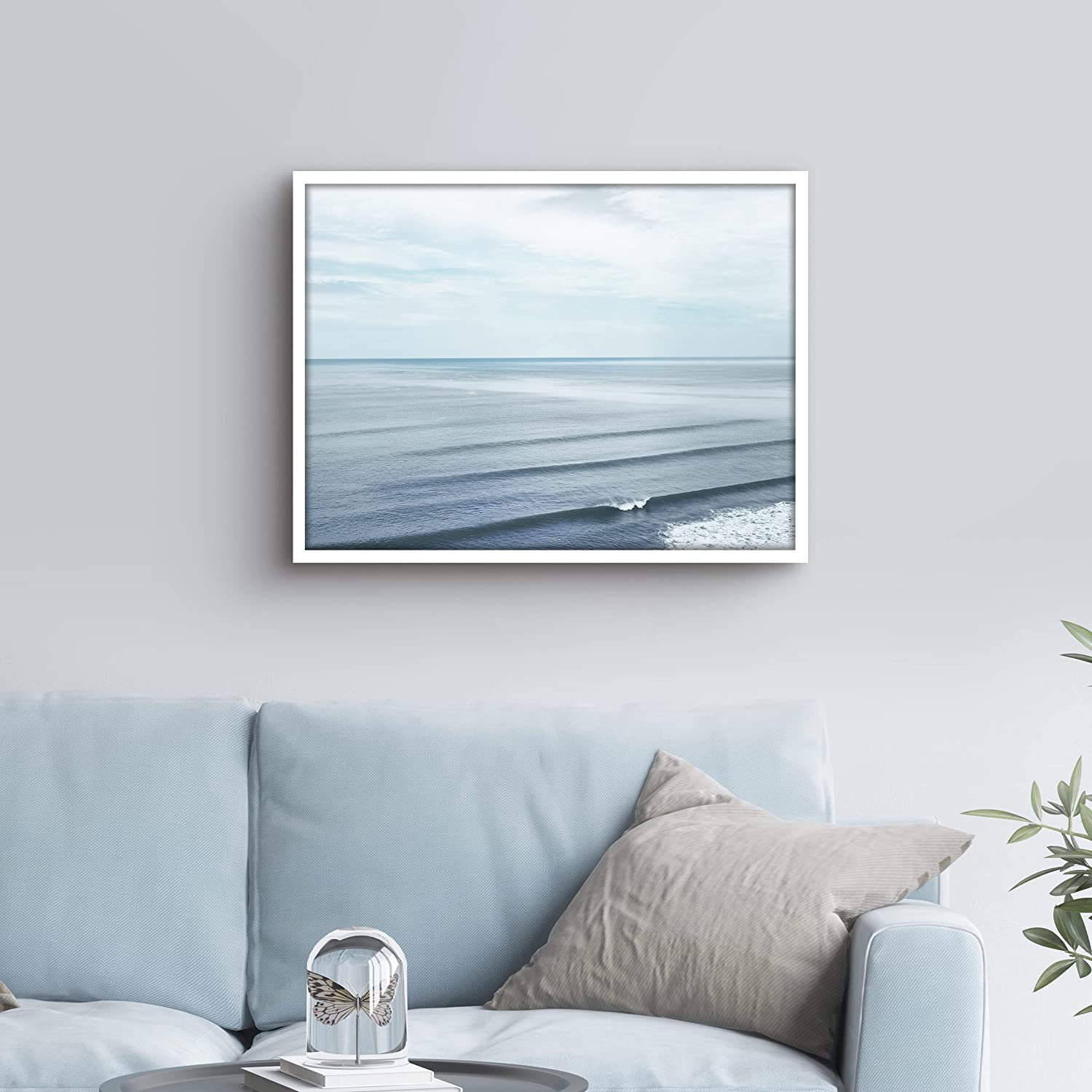 SIGNLEADER Rising Sea Waves Meet the Shore Coastal Ocean - Picture ...