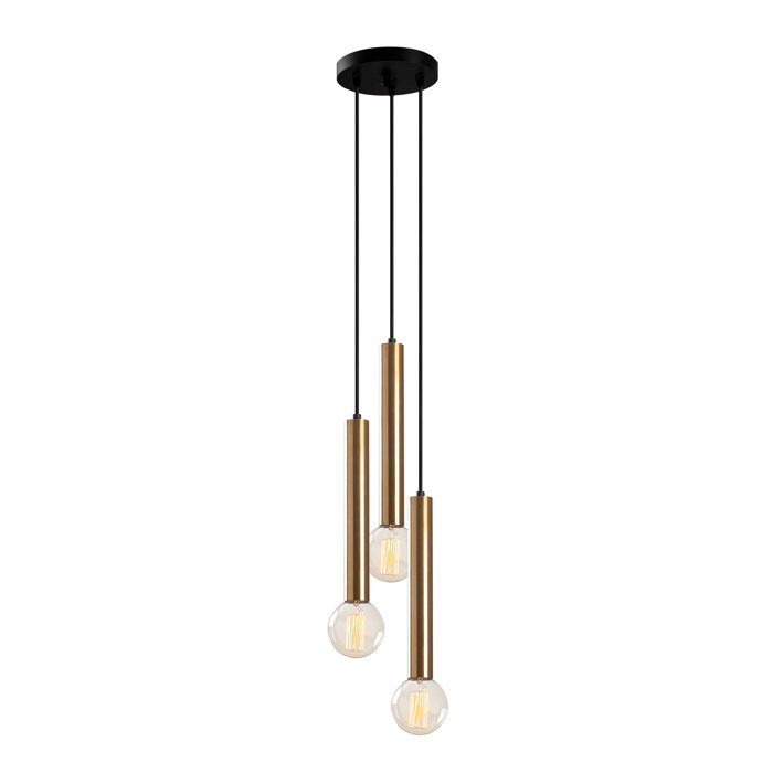Mercer41 Raglin 3 - Light Copper Cluster Pendant | Wayfair