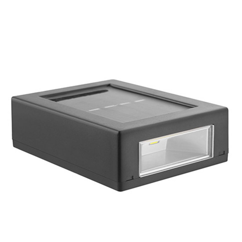SISTICKER Black Solar Powered Integrated LED Metal Deck Light Pack ...