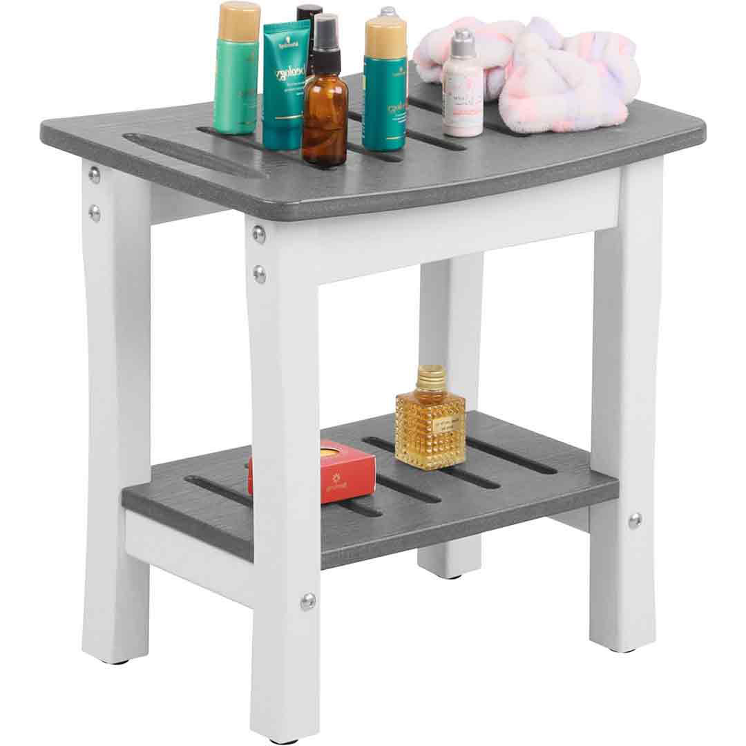Latitude Run® Bathroom Bench And Shower Bench,Shower Stool With Storage ...