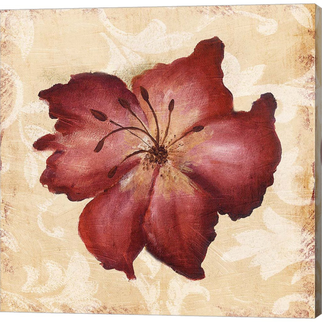 Bay Isle Home™ Red Flower 1 by Jace Grey, Canvas Wall Art - Wayfair Canada