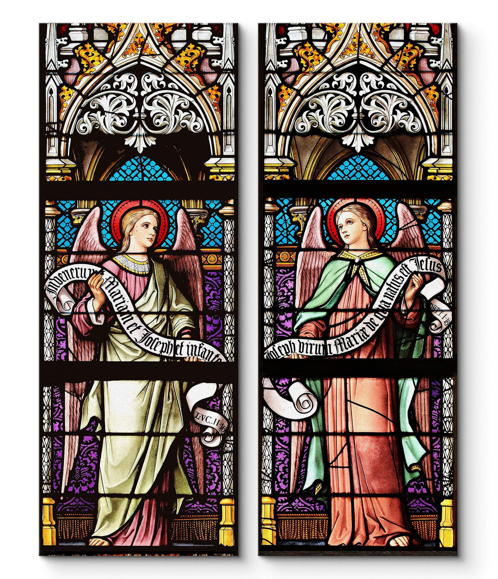 IDEA4WALL Italian Catholic Christian Illustrations Modern Art Decor ...