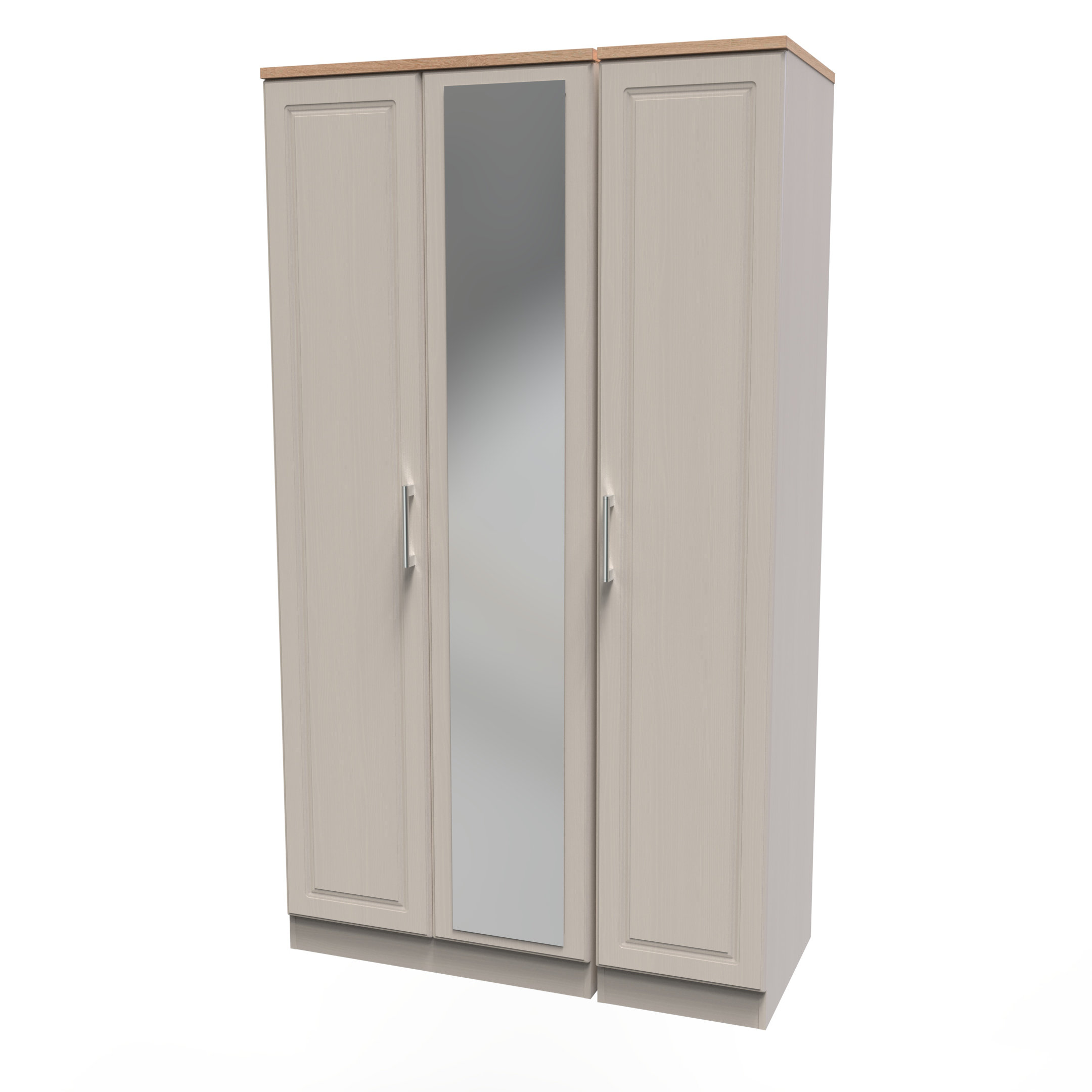 ClassicLiving Aalysia Tall Triple Mirror Wardrobe | Wayfair.co.uk