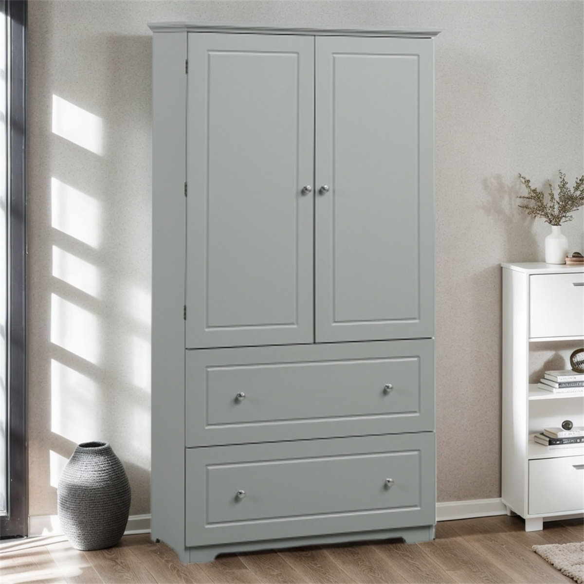 Lark Manor 62.3'' Bathroom Enclosed Storage Cabinet,Freestanding ...