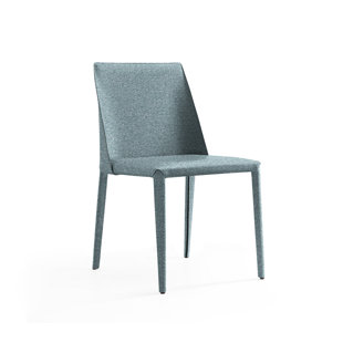 Blue Genuine Leather Kitchen & Dining Chairs You'll Love | Wayfair