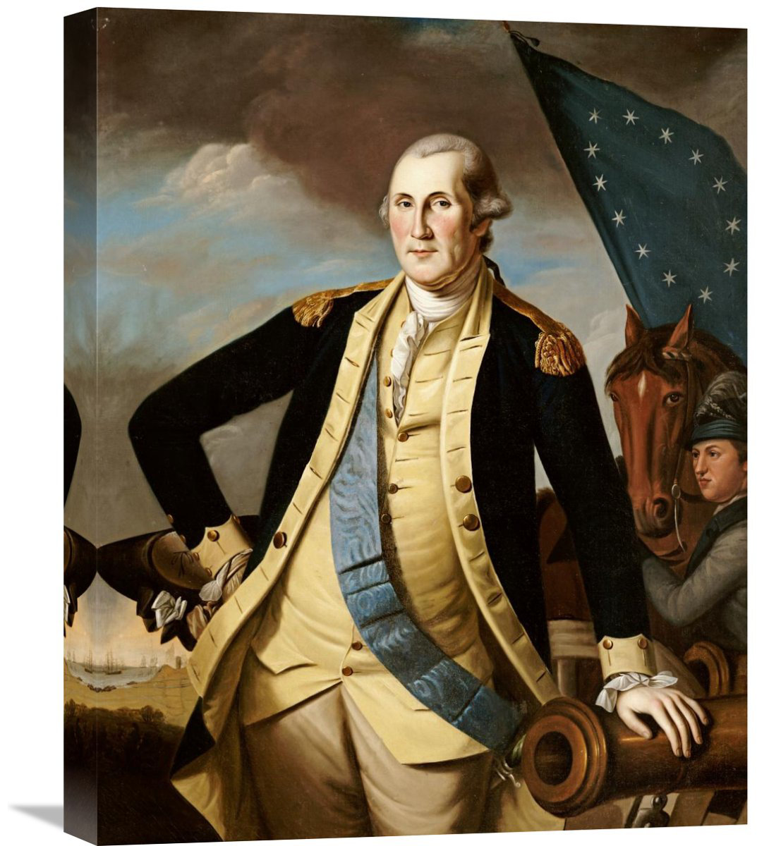 Global Gallery 'George Washington' by Charles Willson Peale Painting ...