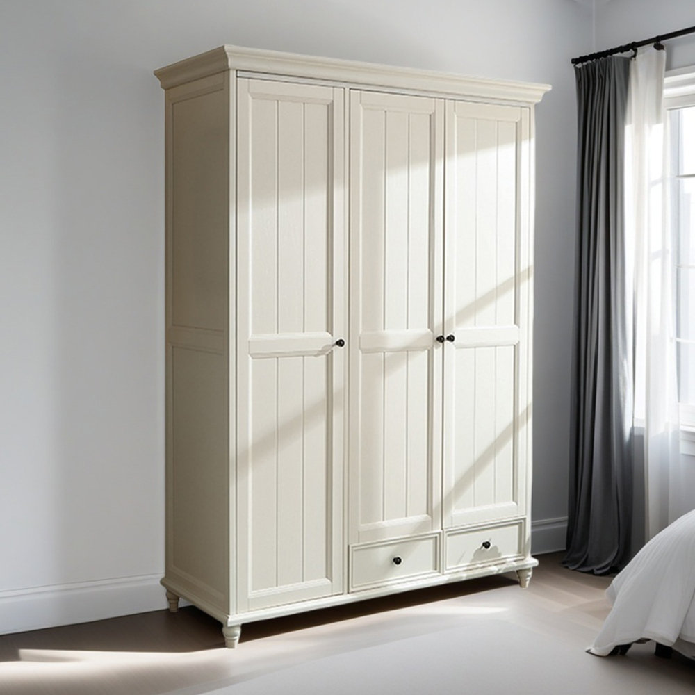 Parttlion American style simple country style wardrobe | Wayfair