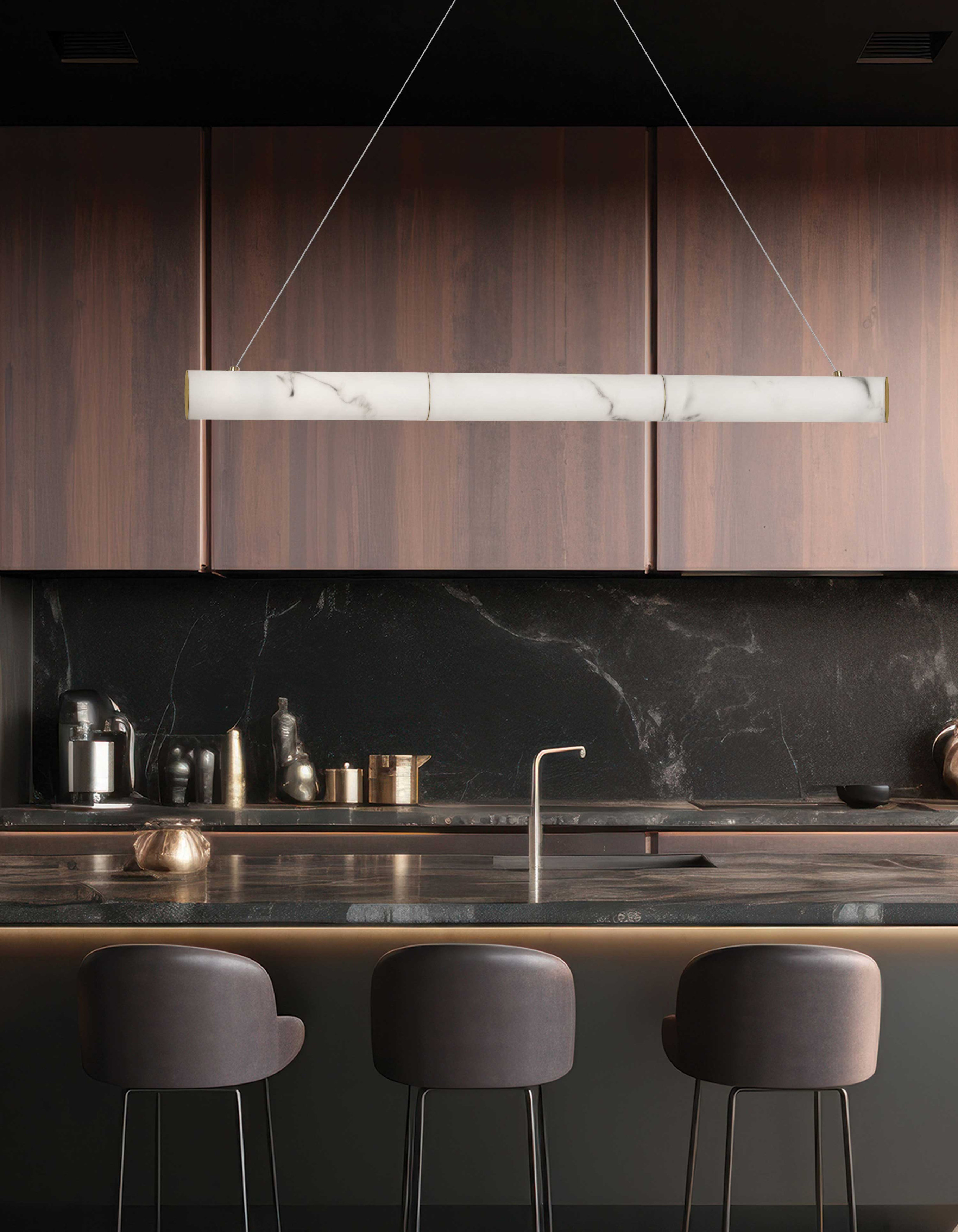Brayden Studio® Reuben LED Linear Pendant | Wayfair