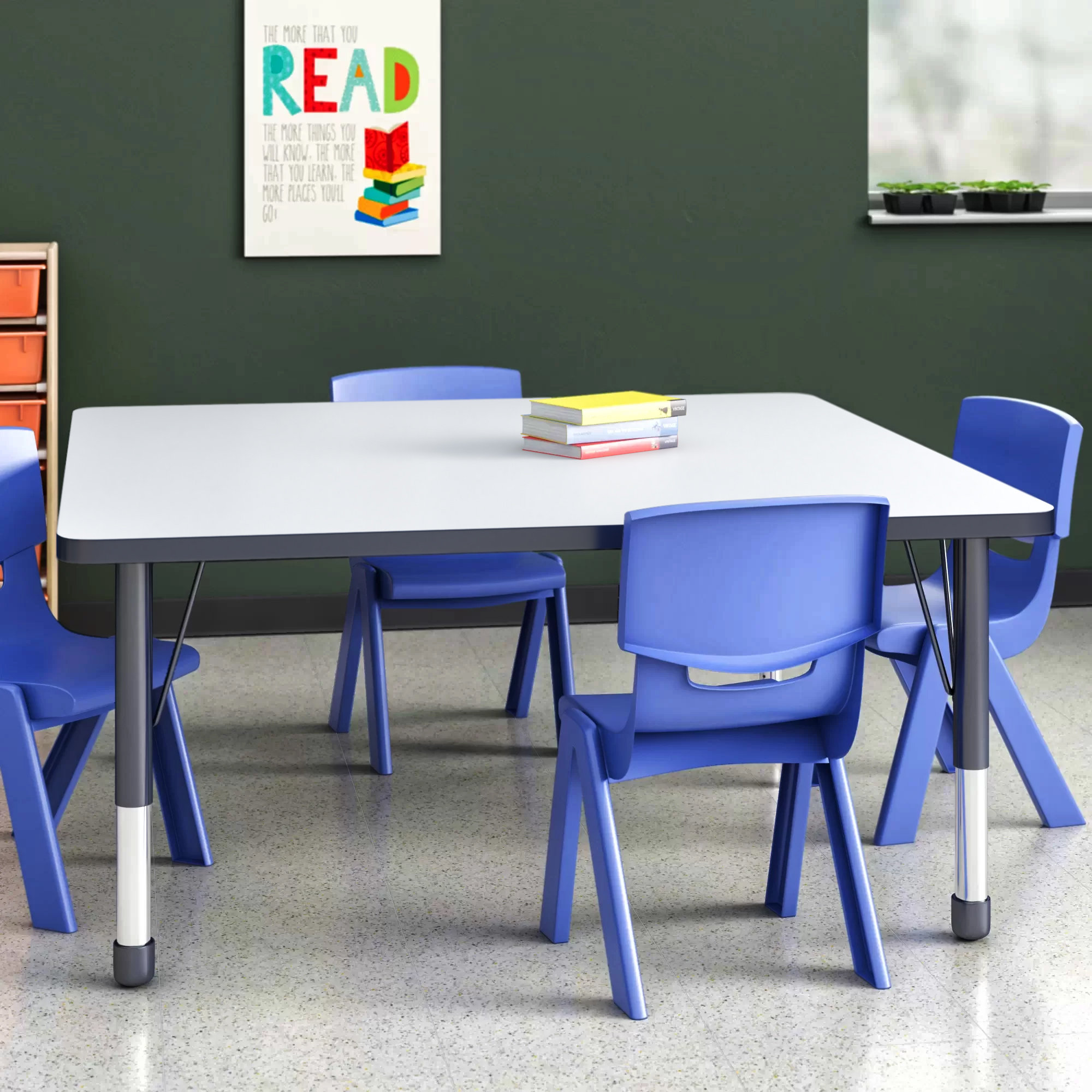 Factory Direct Partners ECR4Kids® 48" Square Activity Table - Wayfair ...