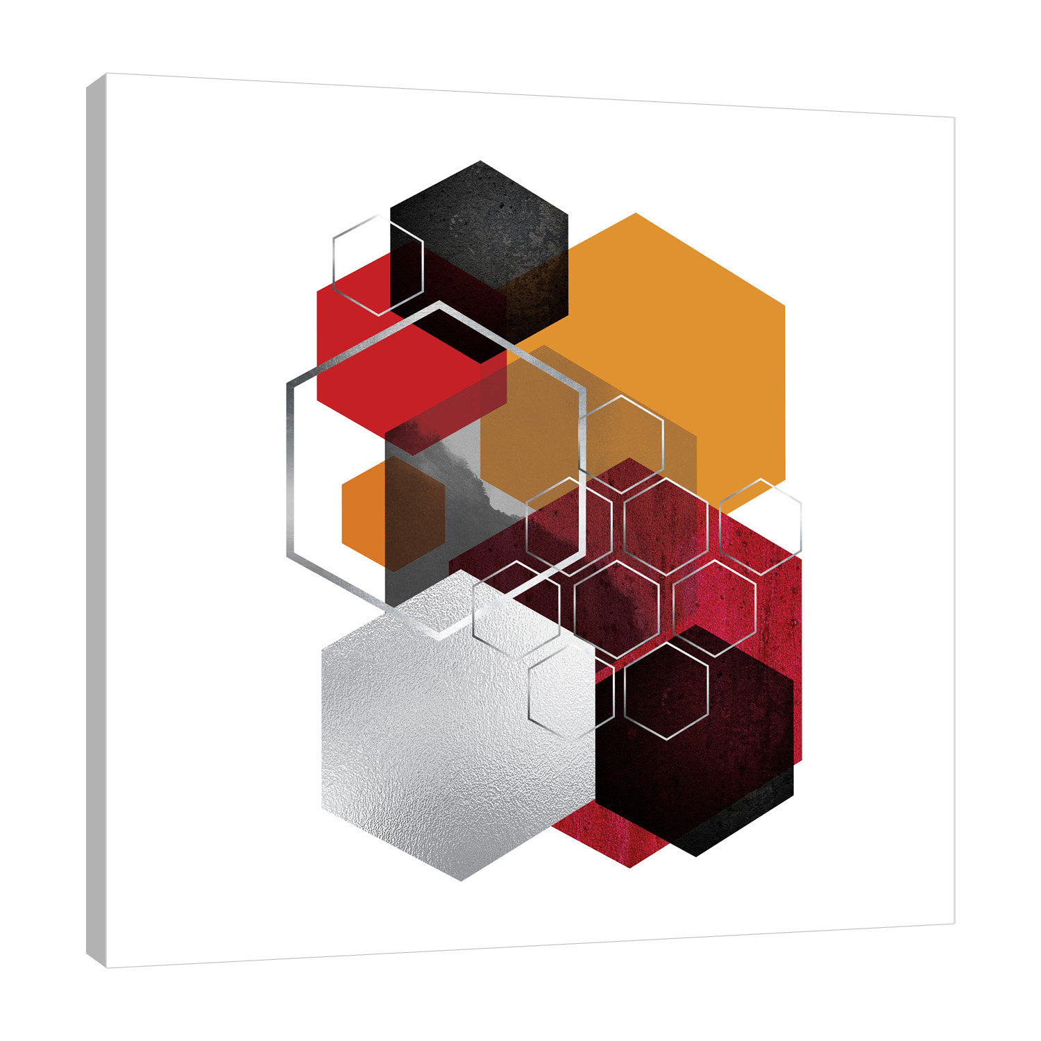 Jaxson Rea "Hot Geo 3" Gallery Wrapped Canvas By Urban Epiphany ...