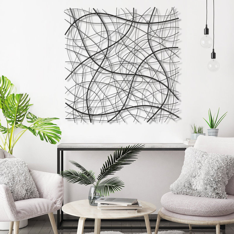 Mercury Row® Handmade Modern Abstract Wall Decor on Metal & Reviews ...