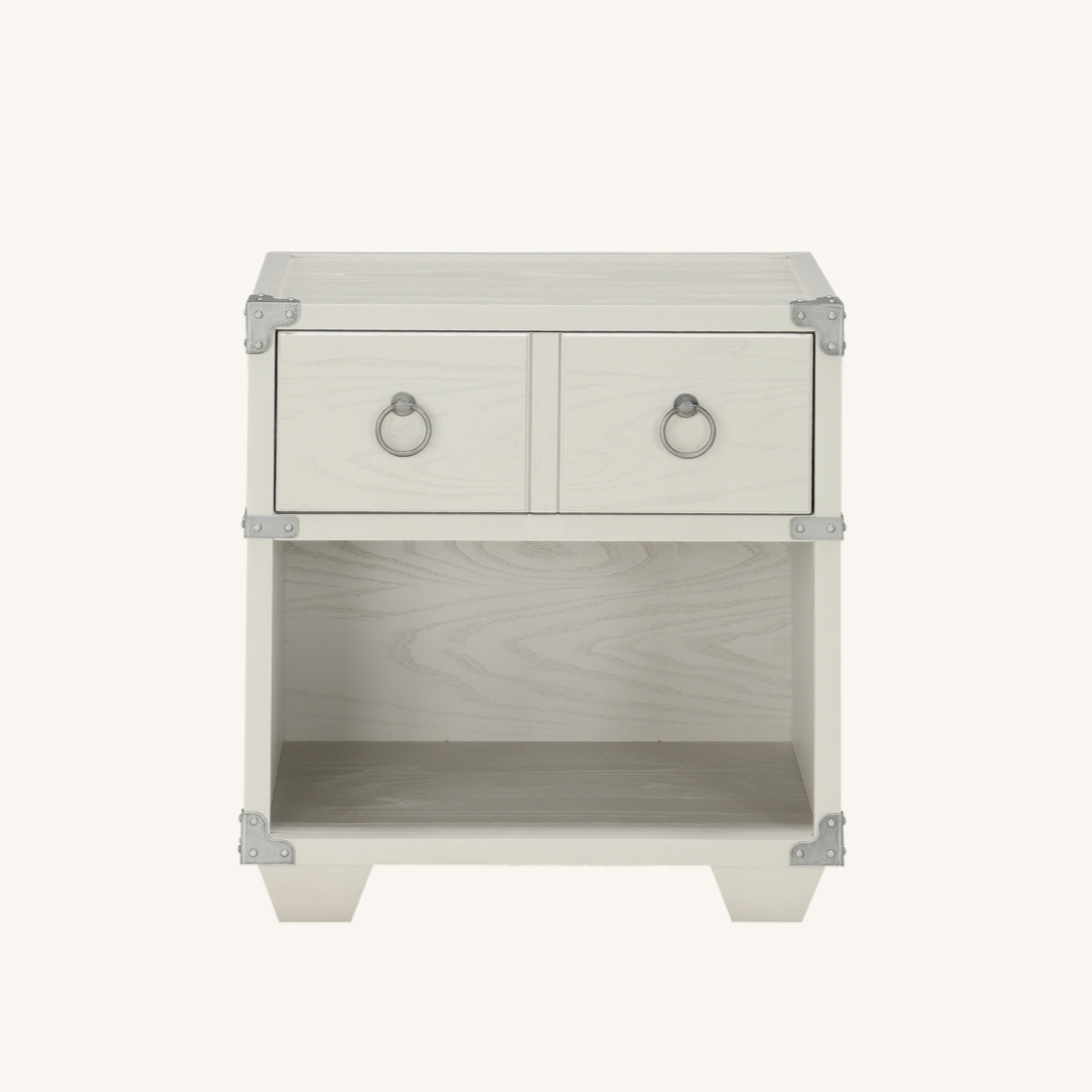 Breakwater Bay Alama Gray Finish Nightstand | Wayfair