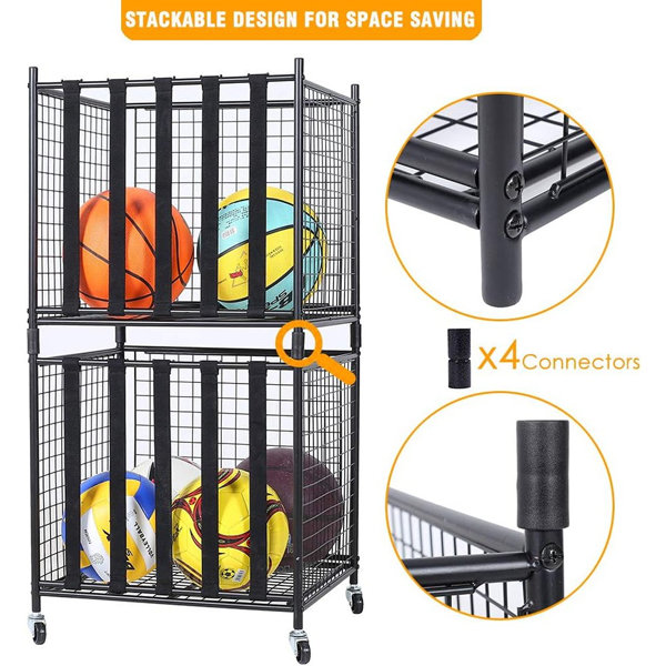 WFX Utility™ Garage Sports Equipment Storage Organizer Sports Ball ...