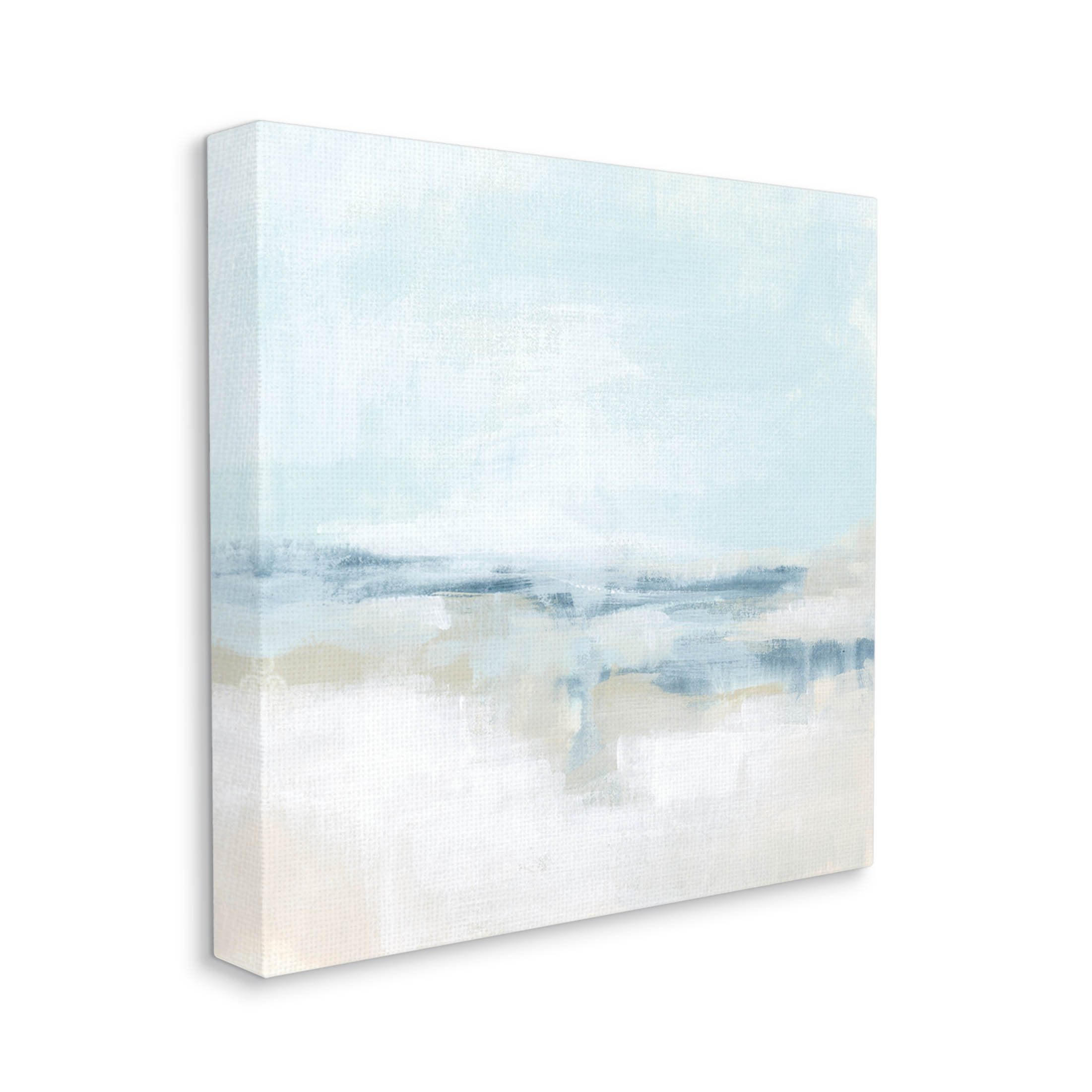 Latitude Run® Contemporary Landscape Abstract Mist - Wrapped Canvas ...