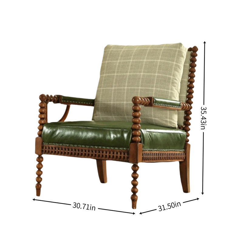 Lifton American Retro Green Single Chair 30.71'' Wide Armchair | Wayfair
