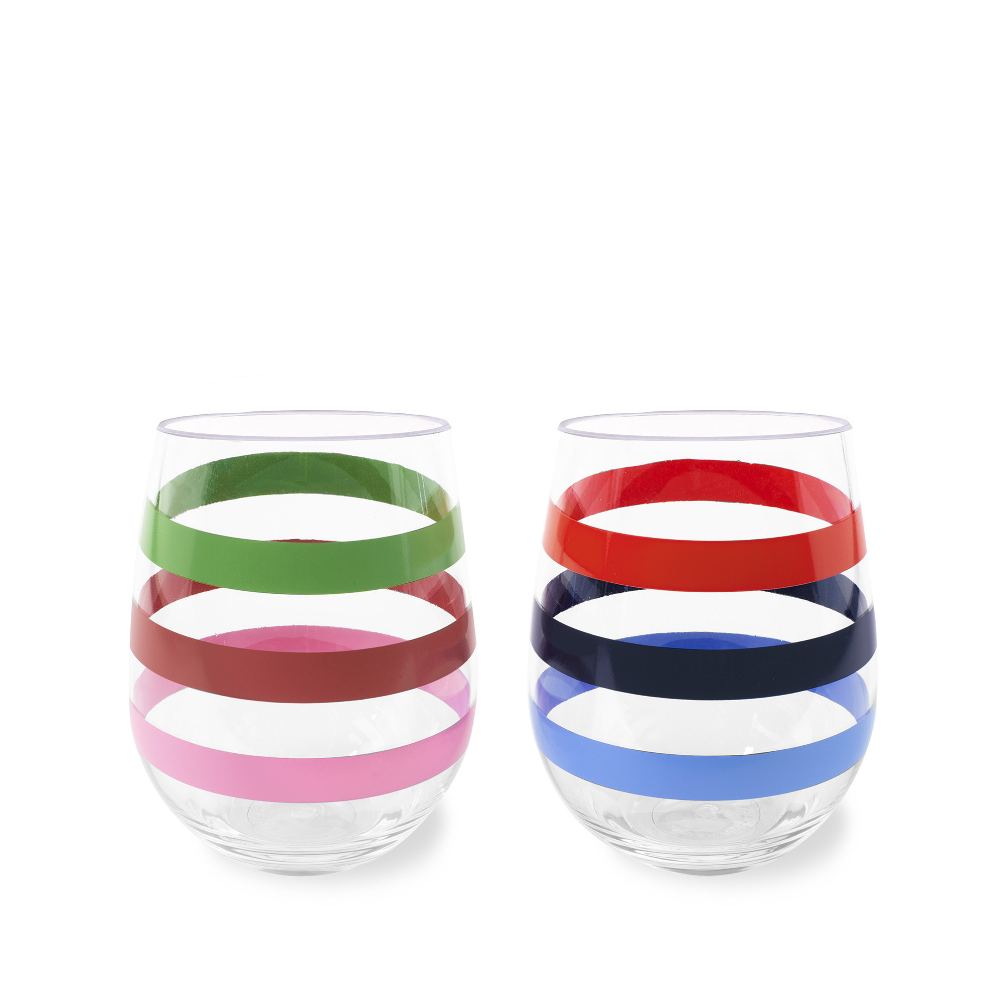 kate spade new york 14oz. Acrylic Stemless Wine Glass Set | Wayfair