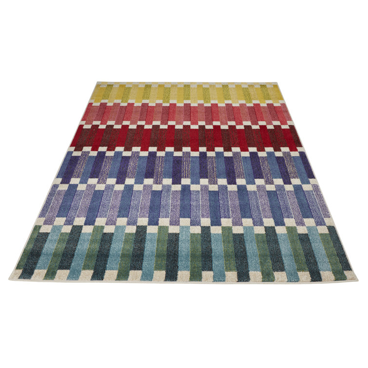 Concept Looms Machine Woven Multicolour Rug | Wayfair.co.uk
