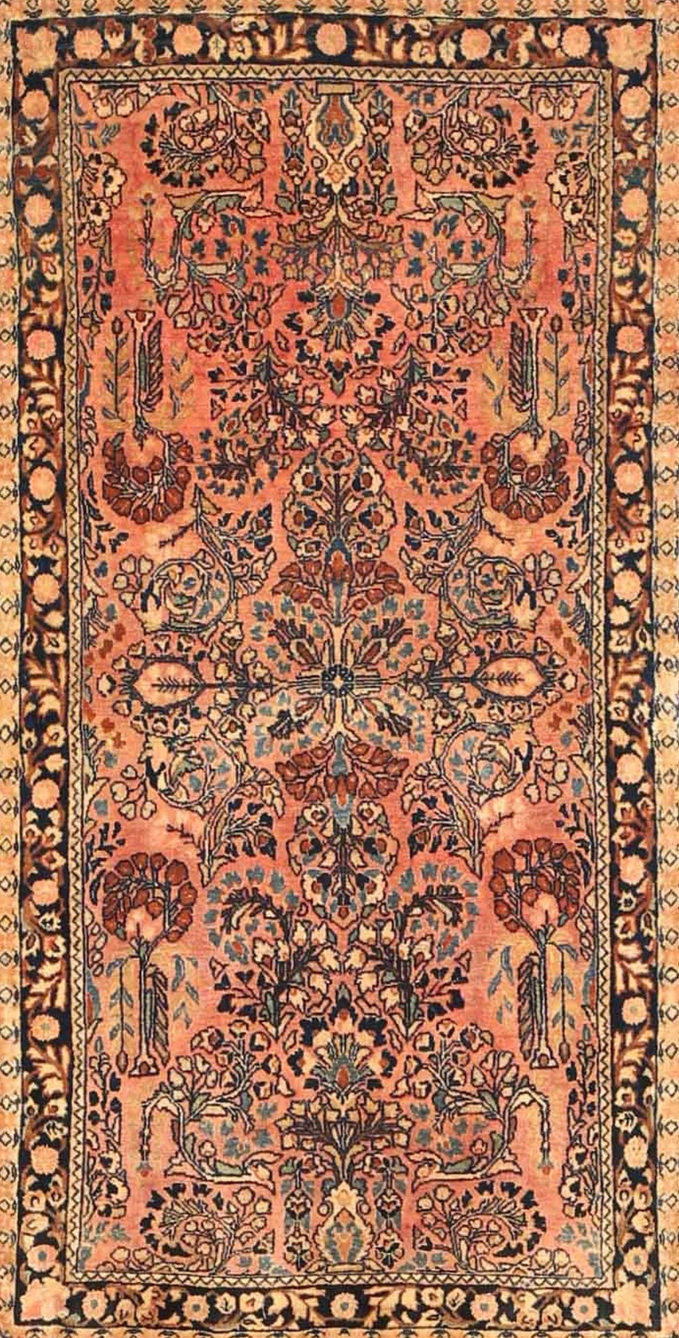 Bungalow Rose Traditional Red/Orange Area Rug | Wayfair