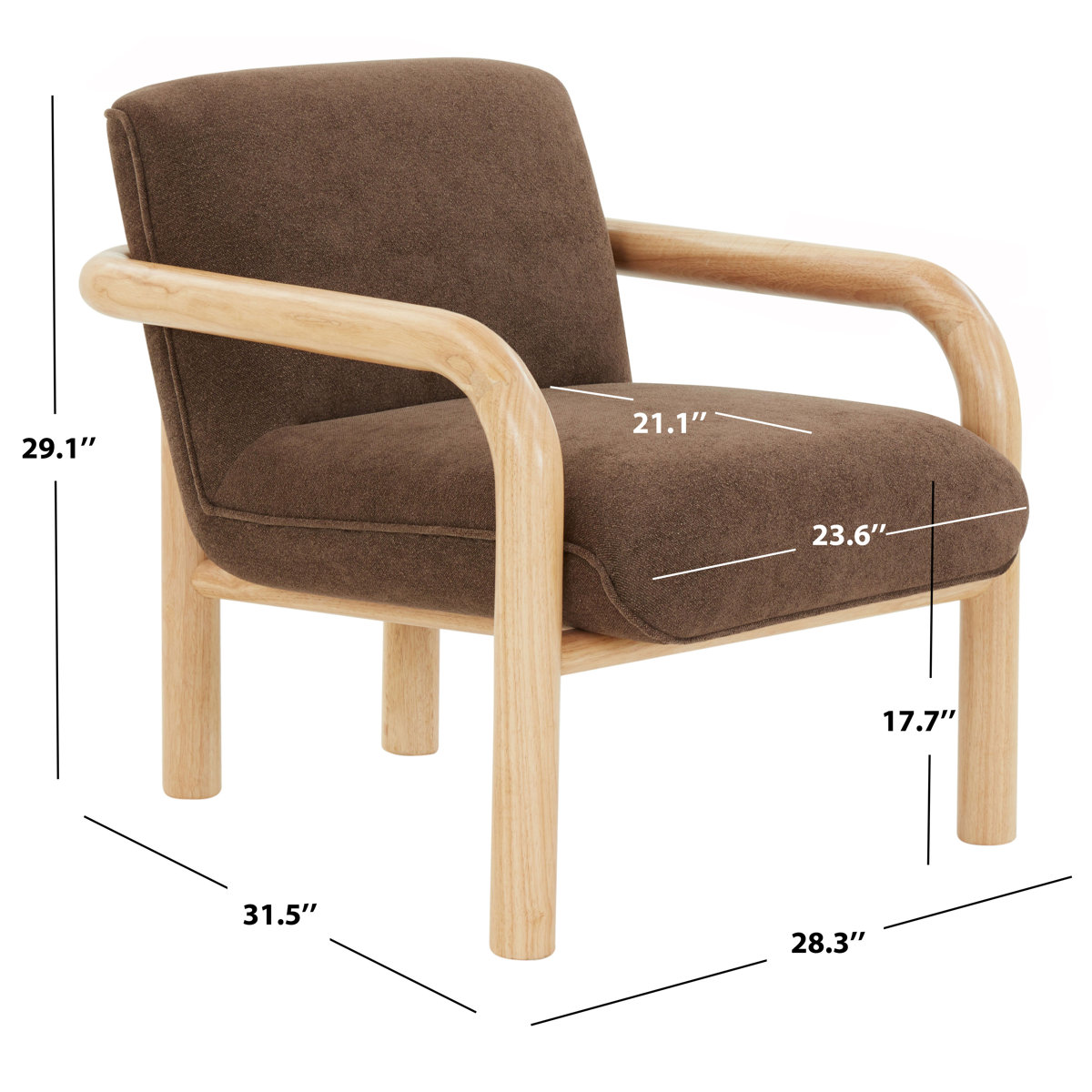 AllModern Reyer Boucle Accent Chair | AllModern