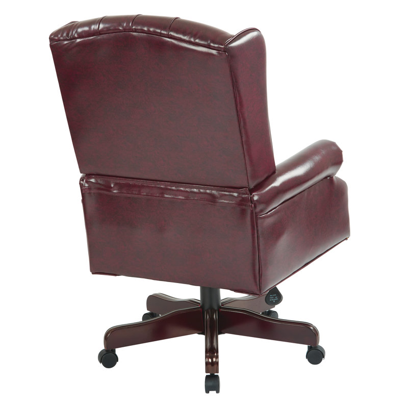 Office Star Products Deluxe Vinyl Executive Chair & Reviews | Wayfair