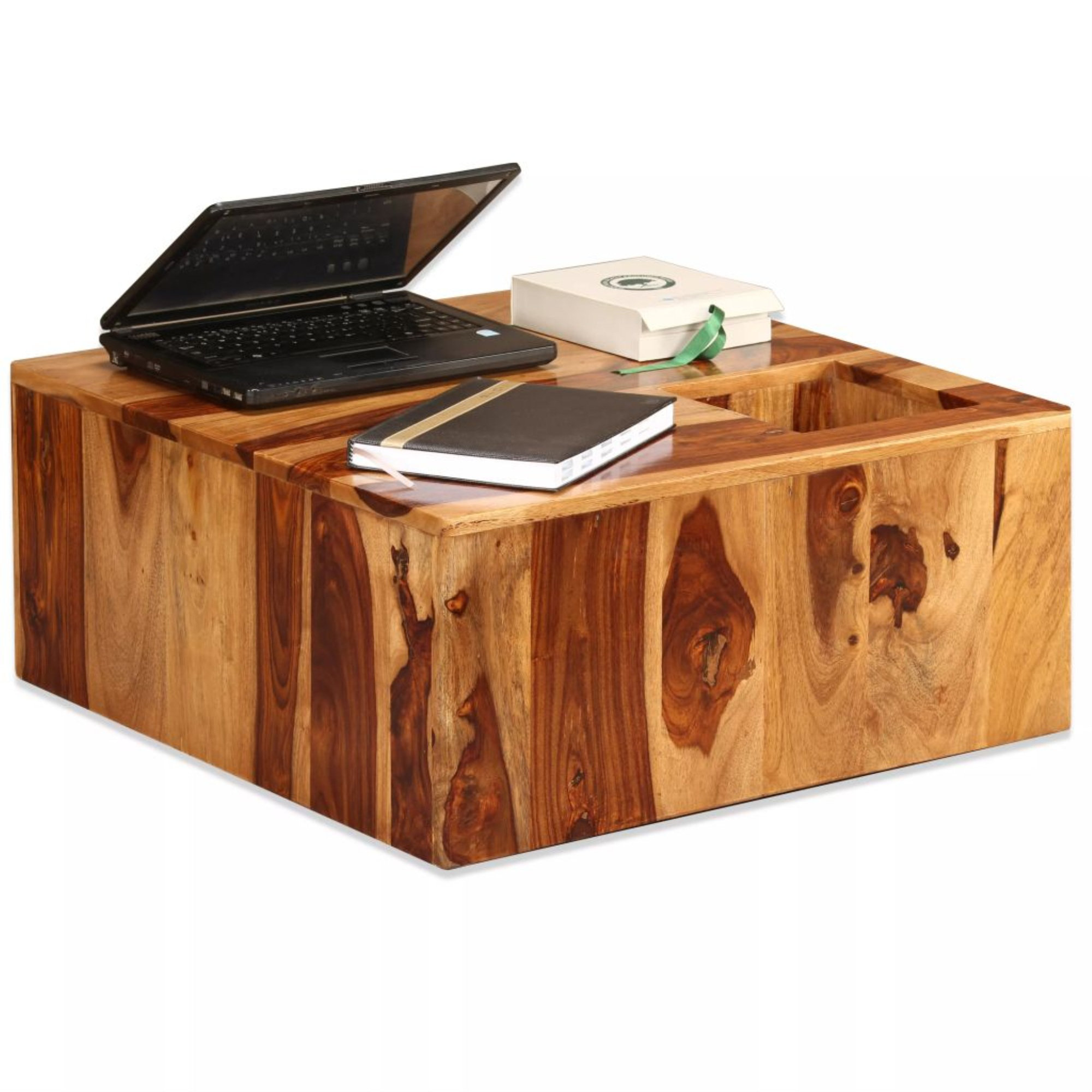 Millwood Pines Raylene Solid Wood Frame Single Coffee Table & Reviews ...