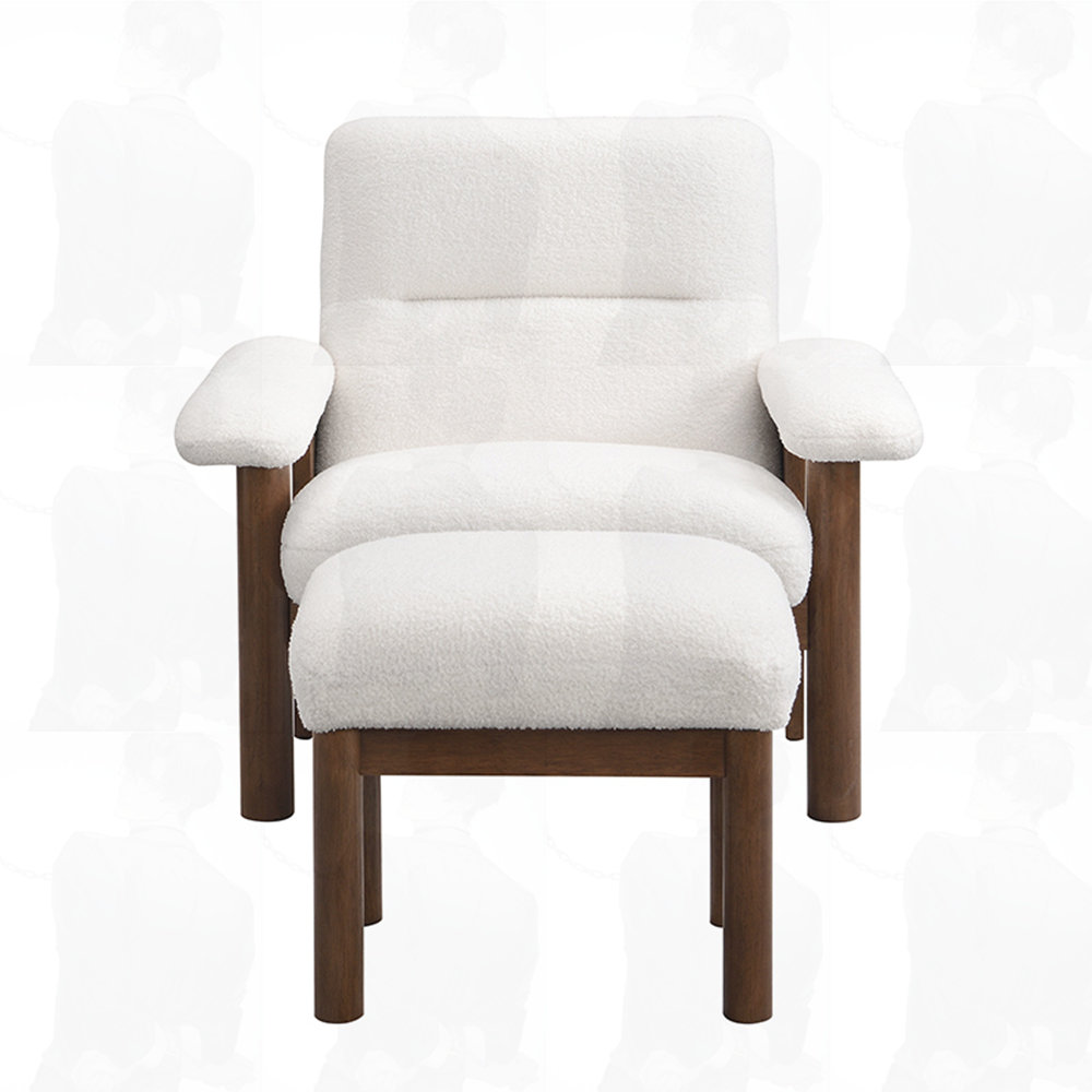 Latitude Run® Comfy Fabric Armchair Upholstered Set | Wayfair