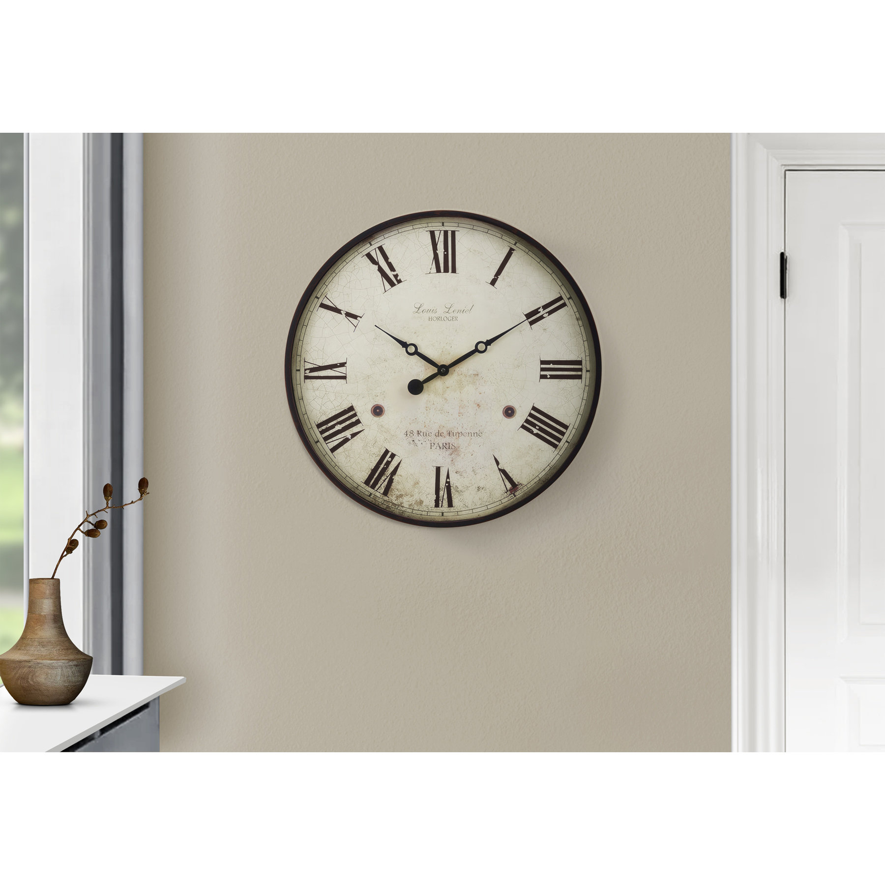 Winston Porter Round Clocks, Wall Clock, Transitional | Wayfair