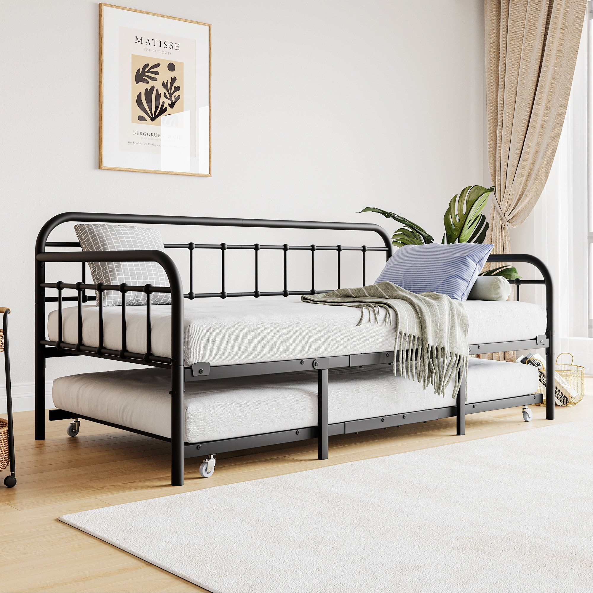 August Grove Chantrel Metal Daybed Bed | Wayfair