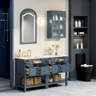 Lark Manor™ Double Bathroom Vanity Free Standing Single Vanity Set with ...