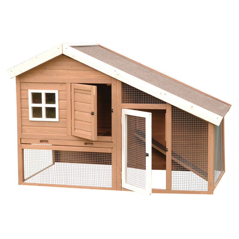 Tucker Murphy Pet™ Balto Cape Cod Chicken Coop with Chicken Run ...