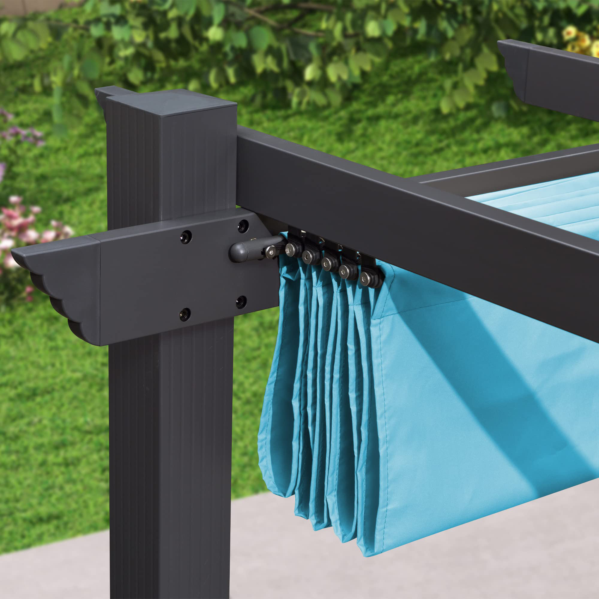 Purple Leaf Pergola Shade Cover For Deck Porch Outside Outdoor ...