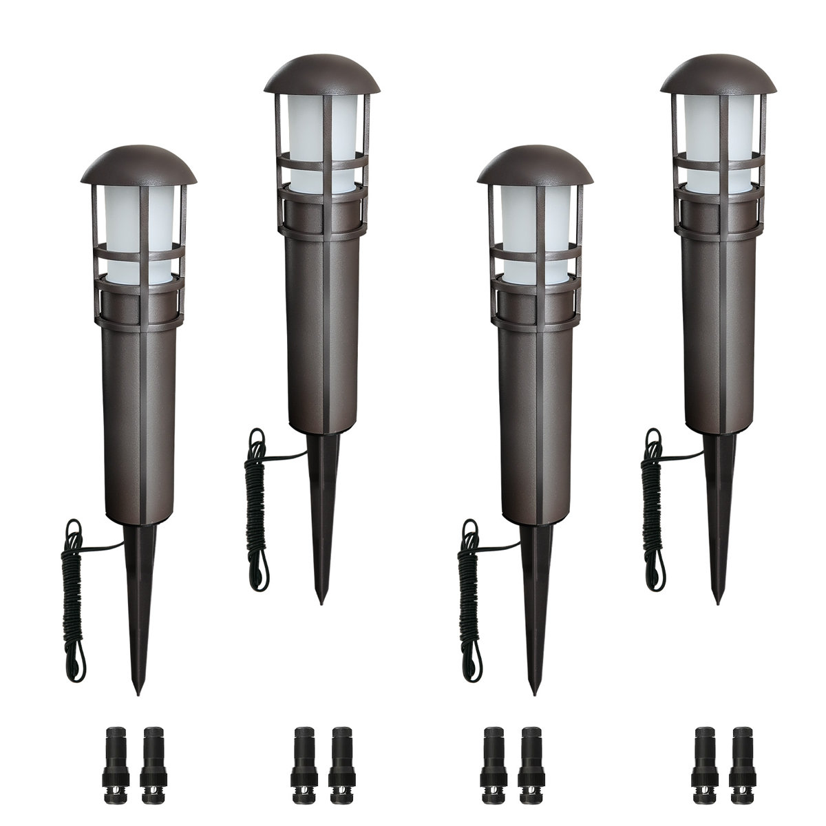 Sofiton Oil Rubbed Bronze Low Voltage Integrated LED Aluminum Pathway ...