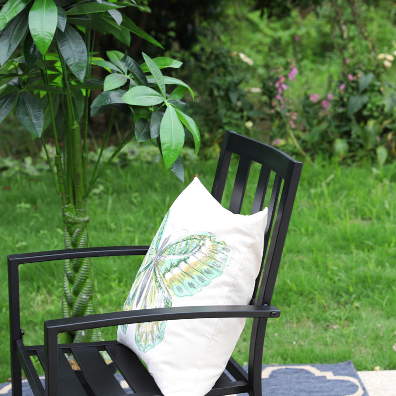 Winston Porter Rotman Furniture Stacking Patio Dining Chair & Reviews ...