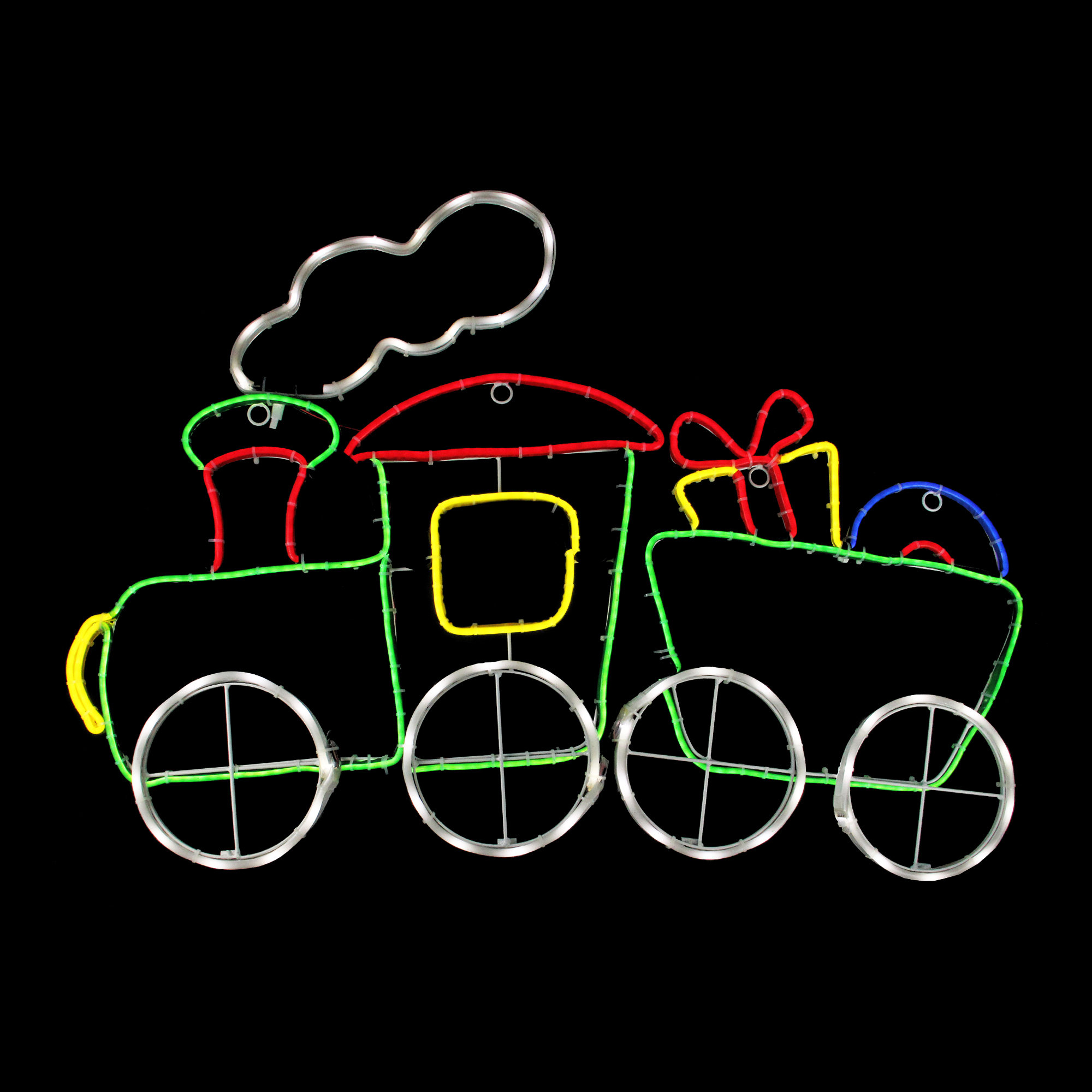 Northlight Seasonal 32" Neon Style Led Lighted Animated Train Outdoor ...