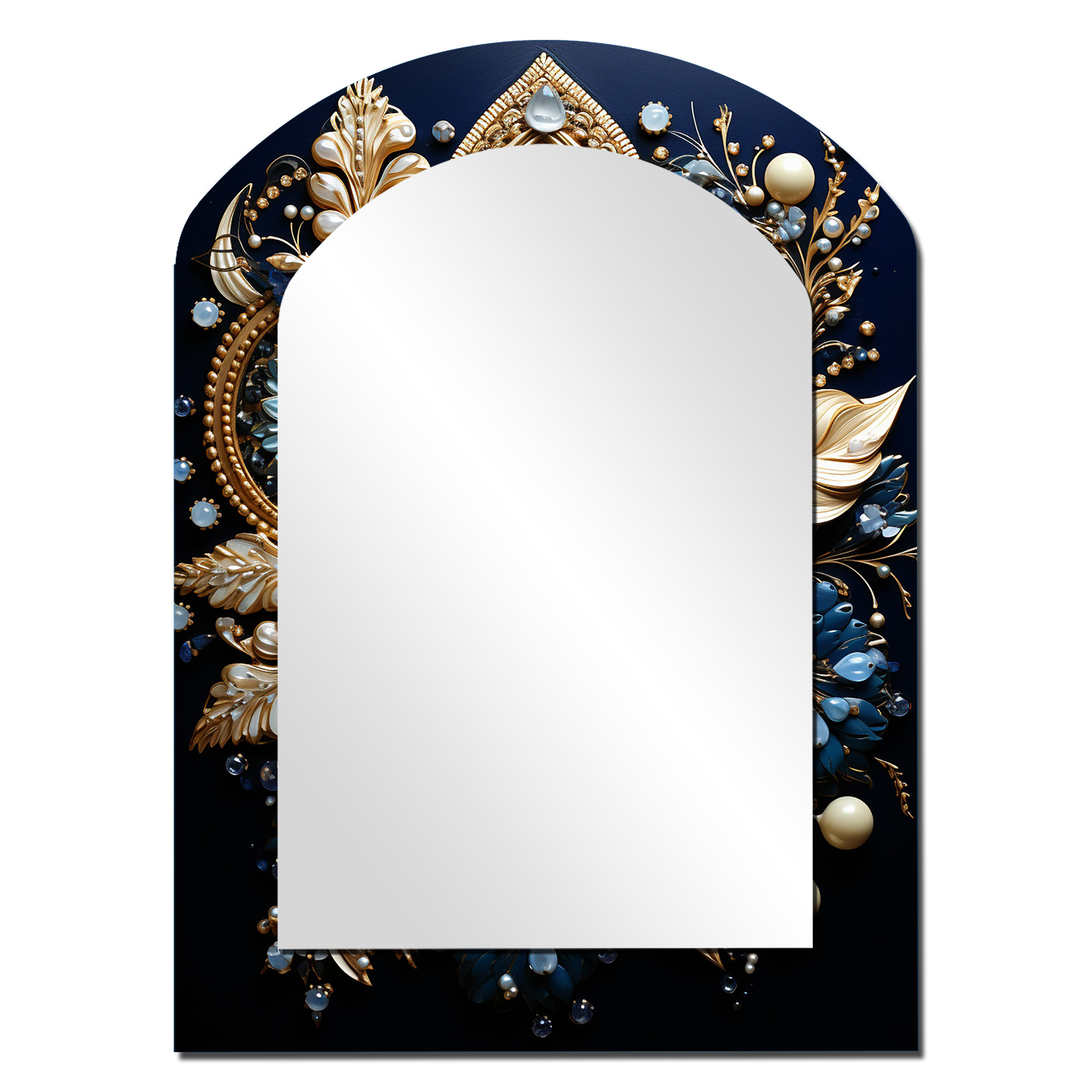 Astoria Grand Hinduisim Art Sacred Om - Hinduism Arch Large Mirror ...