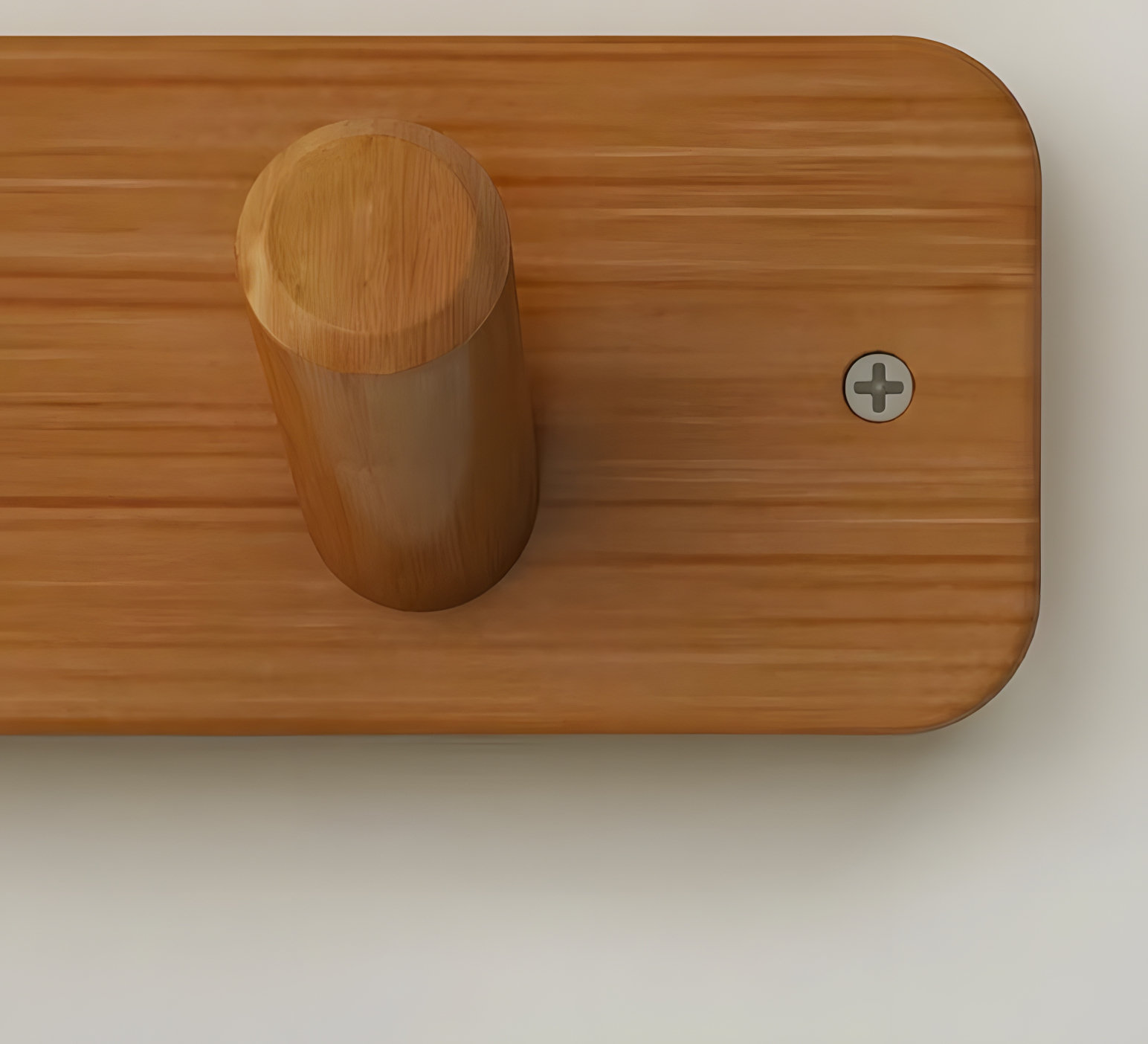 Latitude Run® Wall-Mounted Bamboo Hook Rack | Wayfair